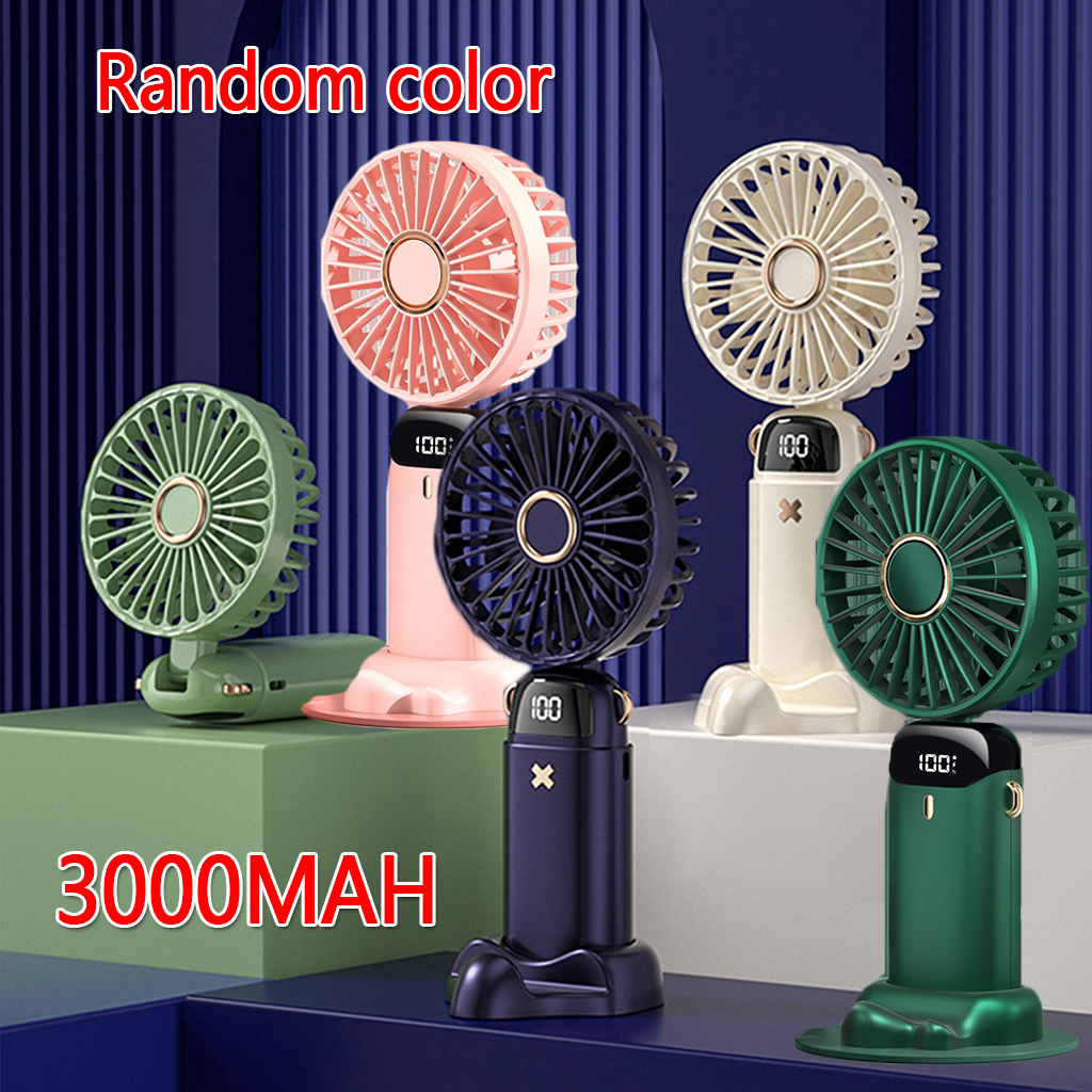 10000mAH Mini Fan Rechargeable Hand-held fan Portable Electric Fan ...