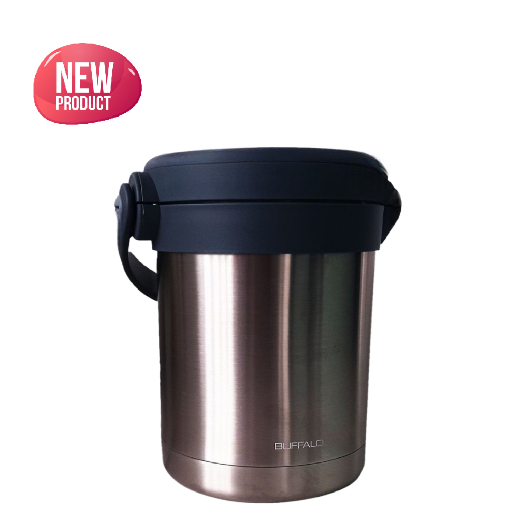 BUFFALO 2L THERMO CARRIER FOOD JAR CONTAINER STAINLESS STEEL ET081 ...