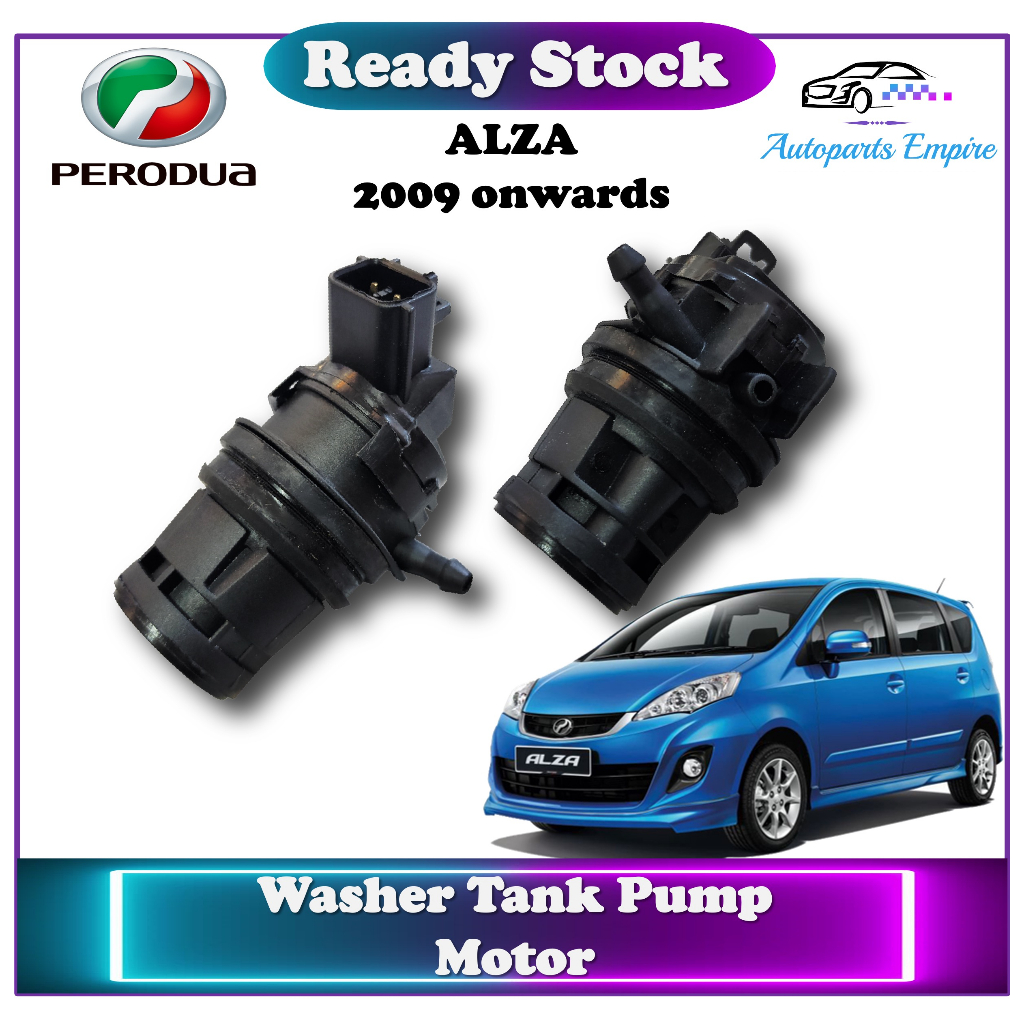 Perodua Alza 】 Windshield Washer Tank Pump Motor ( 2009 onwards ...
