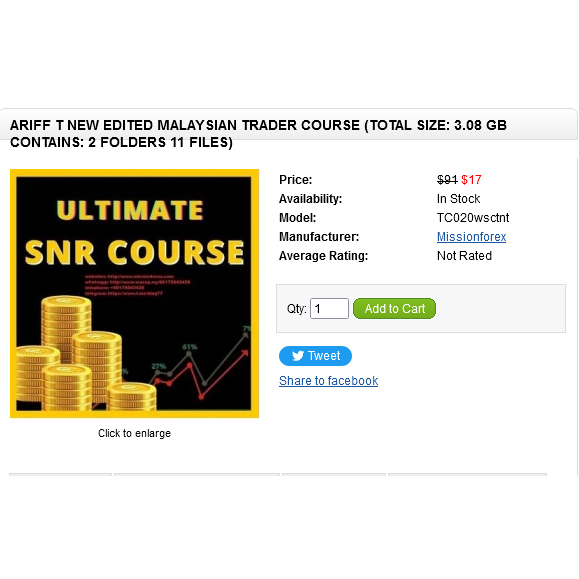 Ariff T New Edited malaysian trader course (Total size: 3.08 GB ...