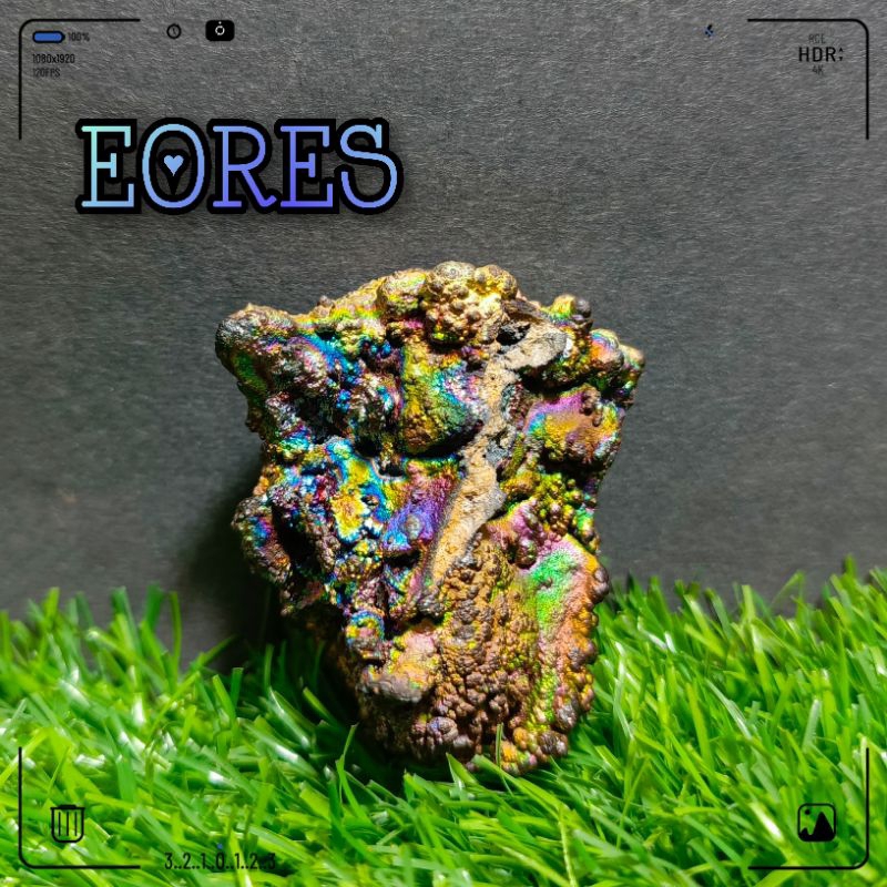 Aurora Colorful Beads Leklai 极光七彩珠粒力泥 Leklai Goethite 100% Natural ...