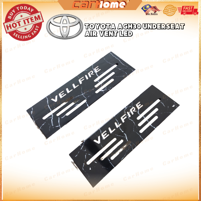 Toyota Alphard Vellfire AGH30 under seat Aircond Vent LED Black ...
