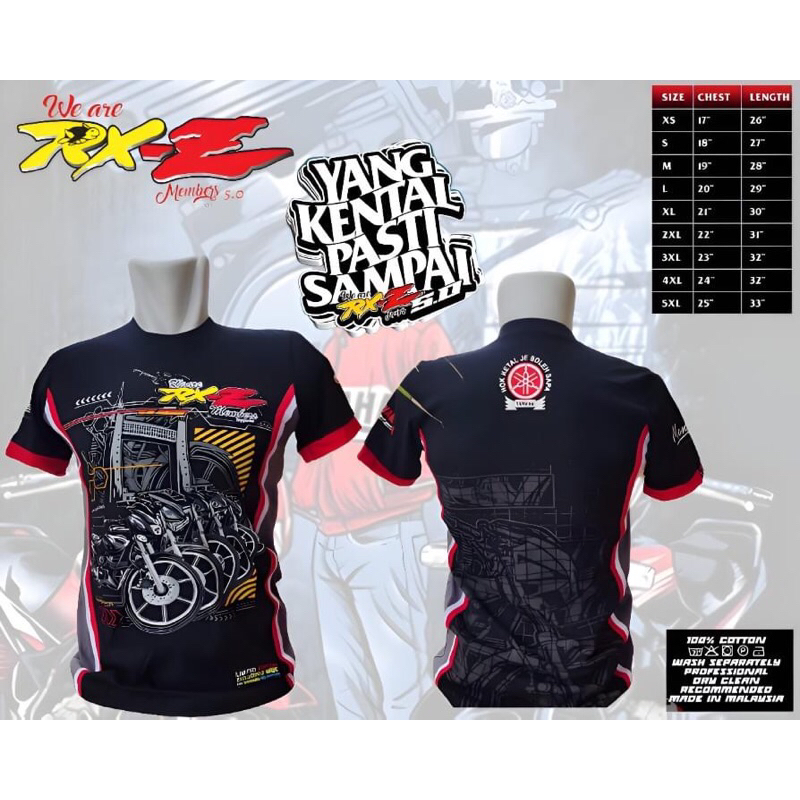BAJU RXZ MEMBERS 5.0 2023 | Shopee Malaysia