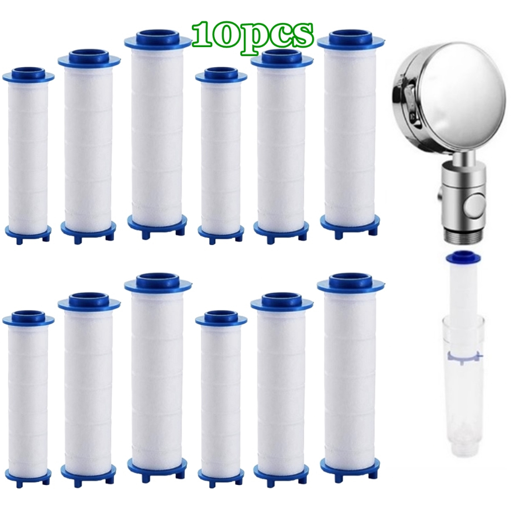 10pcs PP Filter Shower Head Filter Replacement Bathroom Handheld Bath ...