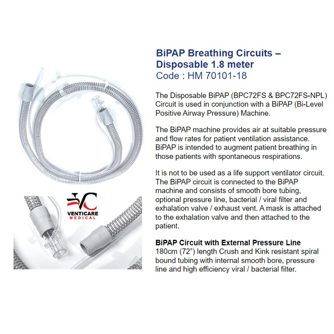 BiPAP BREATHING CIRCUIT (HM7010-18) | Shopee Malaysia