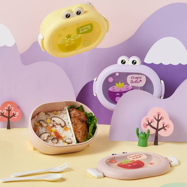 New Style Cute Frog Lunch Box Special Lunch Box For Kids Office Worker ...