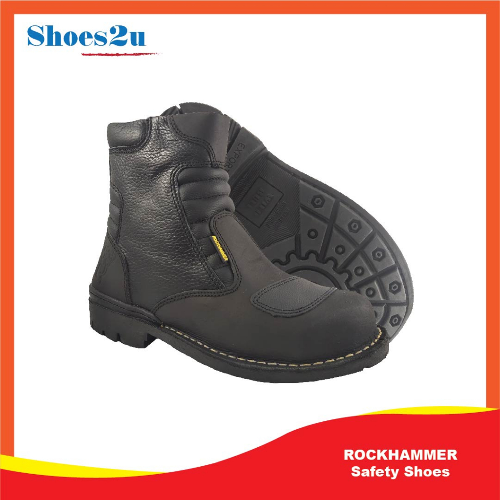 Original ROCK HAMMER Leather New Design 2023/Motor Boots/Kasut ...