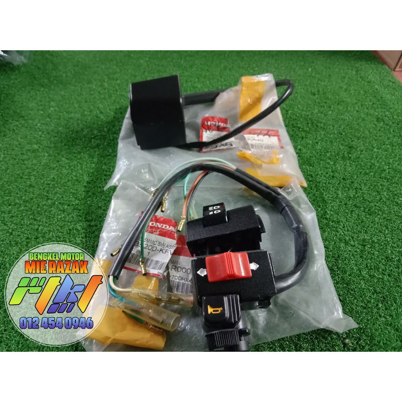 HONDA EX5 HANDLE SWITCH COMPLETE SET (35200-KFV-R000) & (35015-GBG-A40 ...