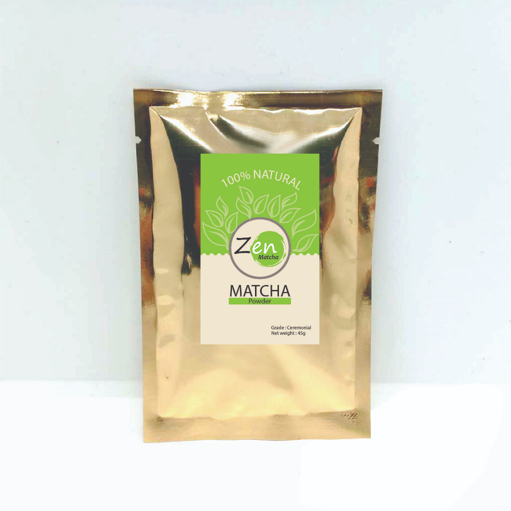 ZEN Ceremonial Japanese Matcha Green Tea Powder ∣ Serbuk Teh Hijau ...