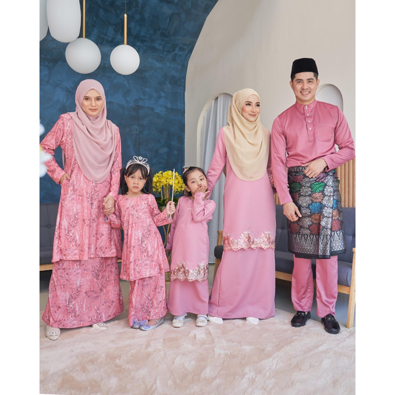 BAJU KURUNG RAYA 2023, BAJU KURUNG SEDONDON, SET IBU ANAK, LUVLA BAJU ...