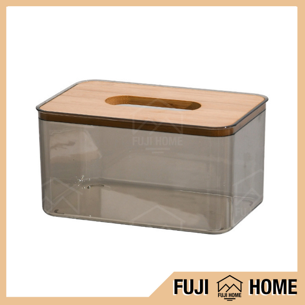 🏠READY STOCK🏠Transparent Tissue Holder Box Toilet Paper Roll Tissue Box ...