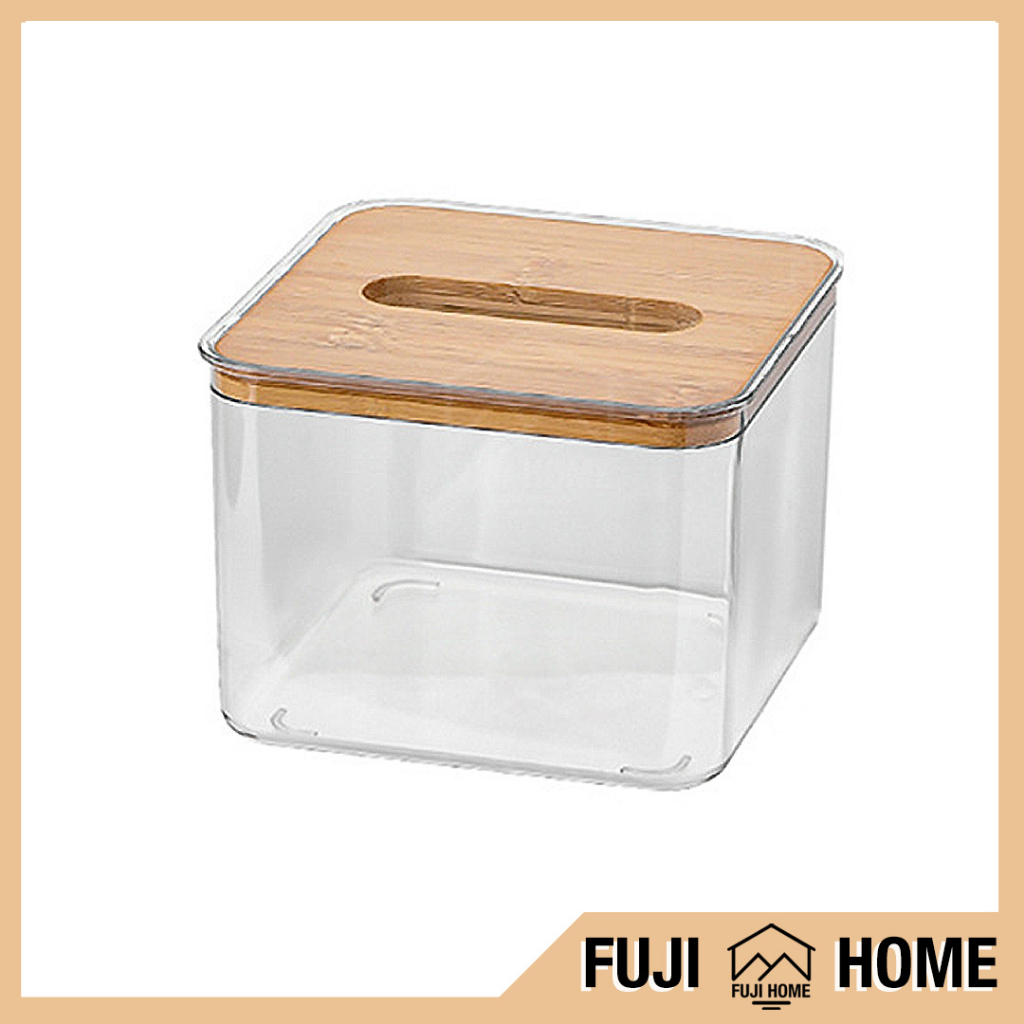 🏠READY STOCK🏠Transparent Tissue Holder Box Toilet Paper Roll Tissue Box ...