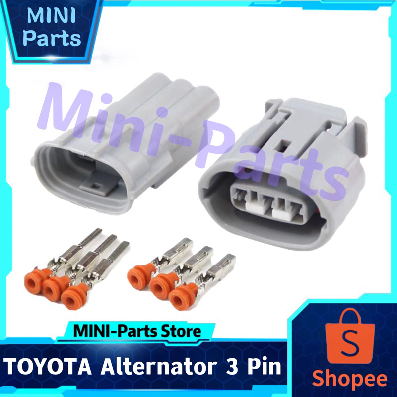 3 Pin Toyota Corolla Seg AE101 AE100 AE101 AE111 Denso Alternator ...