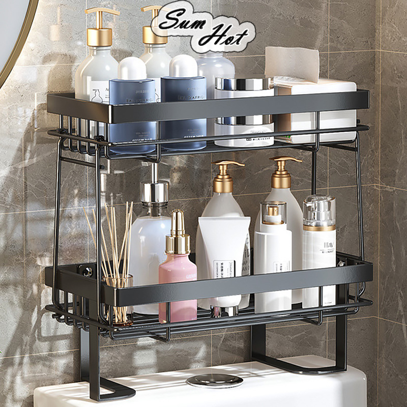 Multilayer Toilet Bathroom Kitchen Storage Shampoo Soap Organizer Rack ...