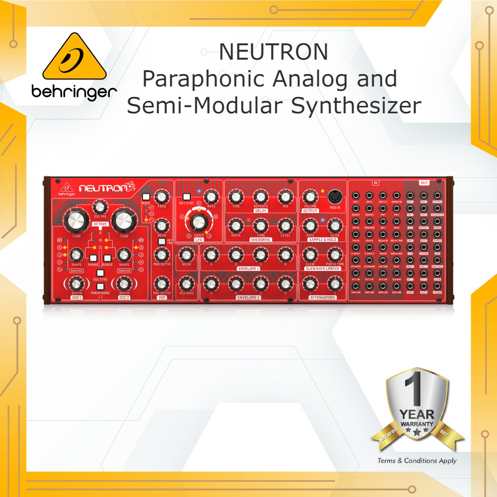 Behringer NEUTRON Synthesizer Bundle Package (Free IVA CM2U) | Shopee ...