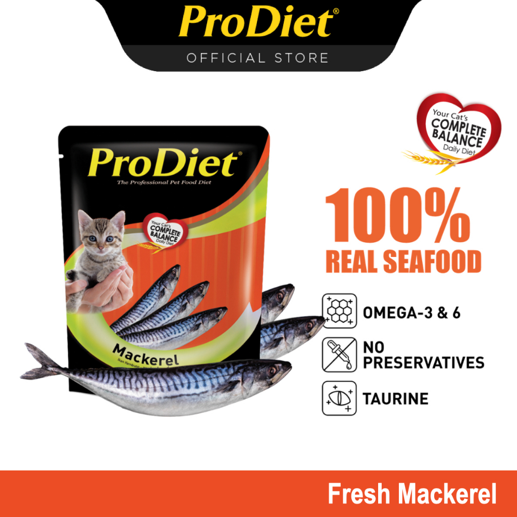 ProDiet Wet Cat Food (85g x 12 Packs) | Shopee Malaysia