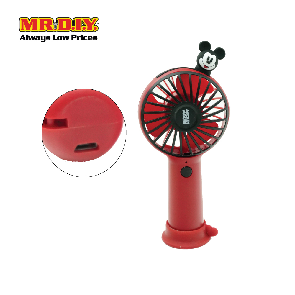 Disney Mickey USB Rechargeable Handheld Fan (500mAh) | Shopee Malaysia