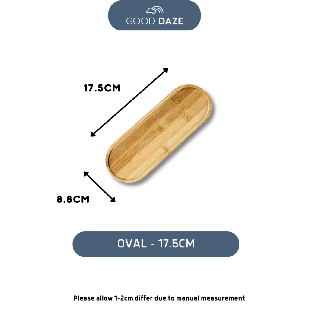 【GOOD DAZE】Bamboo Tray Coaster Cup Holder Coffee Cup Wood Coaster plant ...
