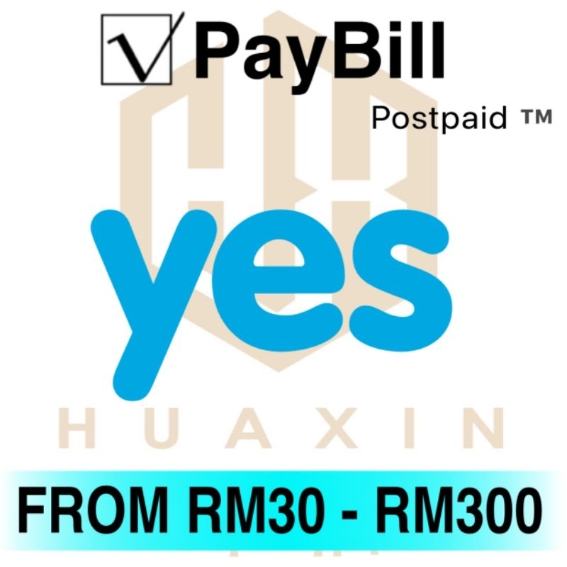 Yes Postpaid Bill Payment (Instant Bill) | Shopee Malaysia