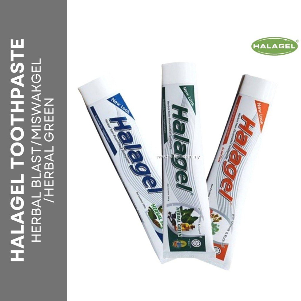Halagel Non-Fluoridated Toothpaste - Herbal Green (100g) | Shopee Malaysia