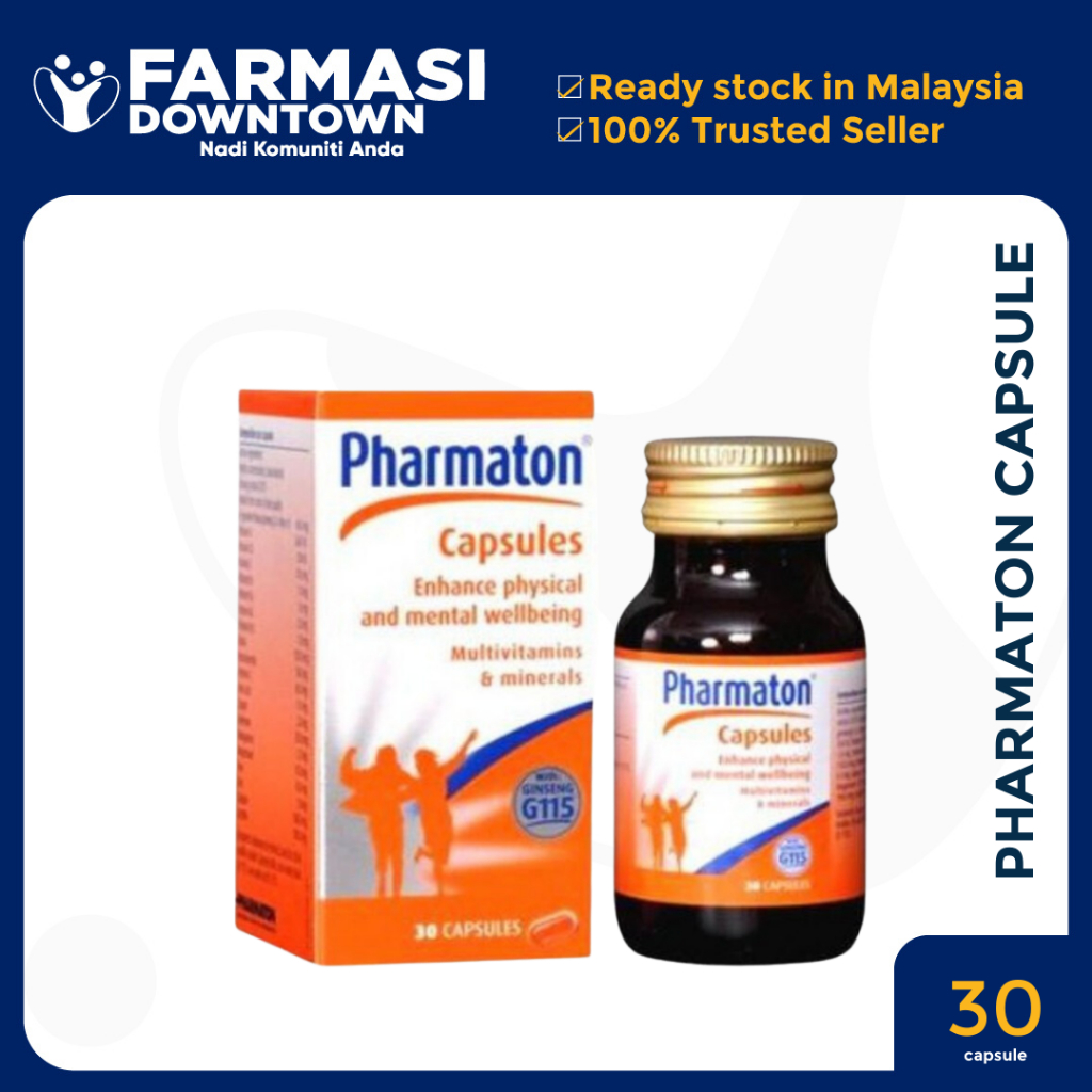 PHARMATON CAPSULE WITH SELENIUM 30S | Improve Physical & Mental + Ginseng | Shopee Malaysia
