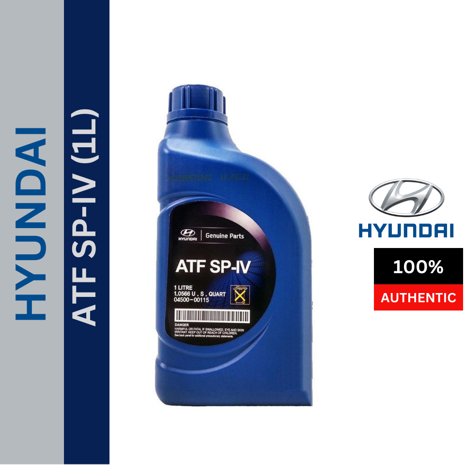 04500-00115 ORIGINAL Hyundai SP-IV ATF gear oil (1 liter) | Shopee Malaysia