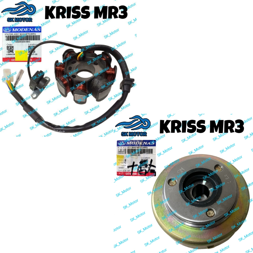 Modenas KRISS MR3 Original Stator Assy Magneto / Magnet Rotor / Stator ...