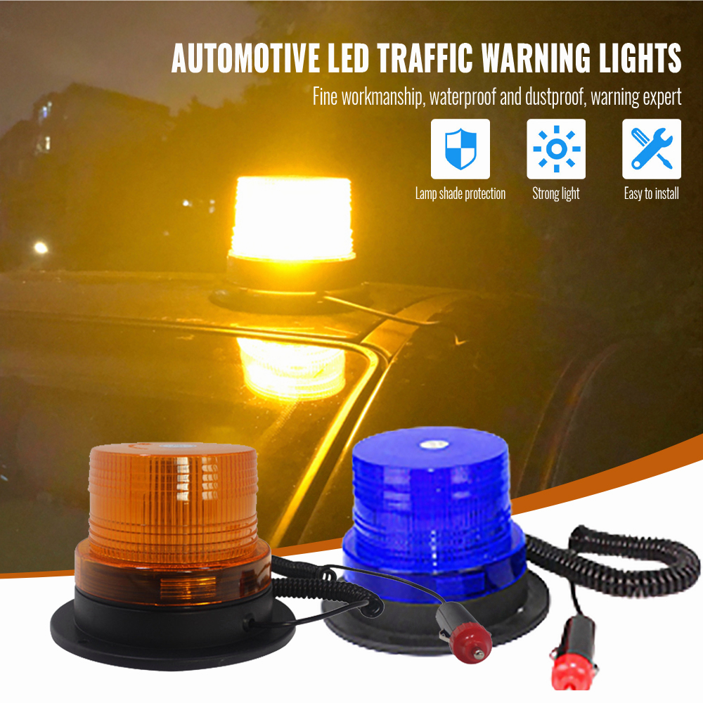 Construction Warning Light LED Safety Strobe Emergency Road Light ...