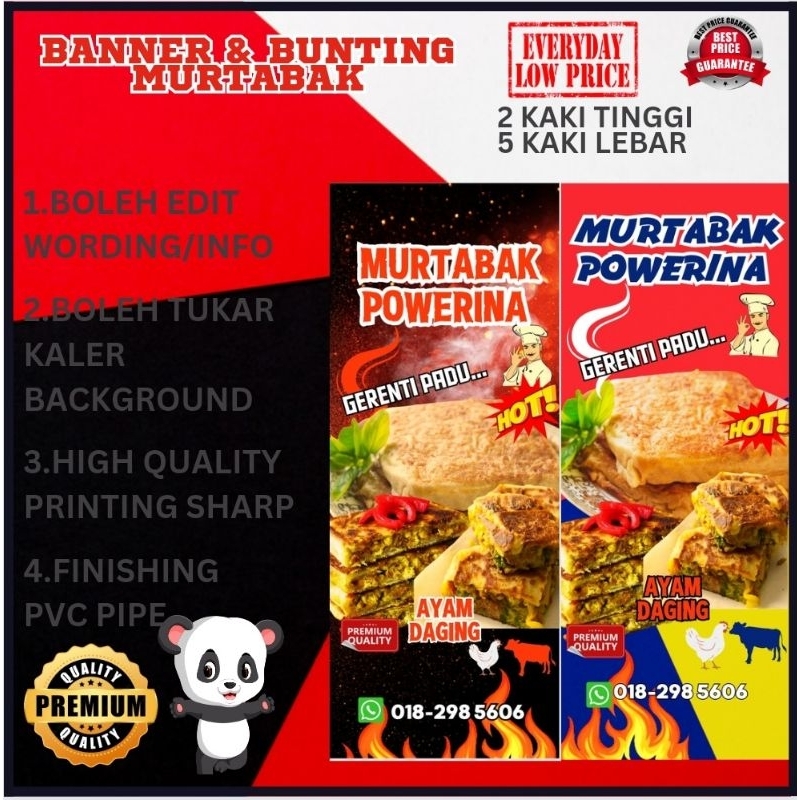 banner bunting niaga MURTABAK cantik murah berkualiti | Shopee Malaysia