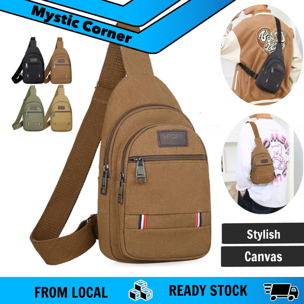 Men Outdoor Multi-layer and Multifunction Sling Bag Men Chest Bag ...
