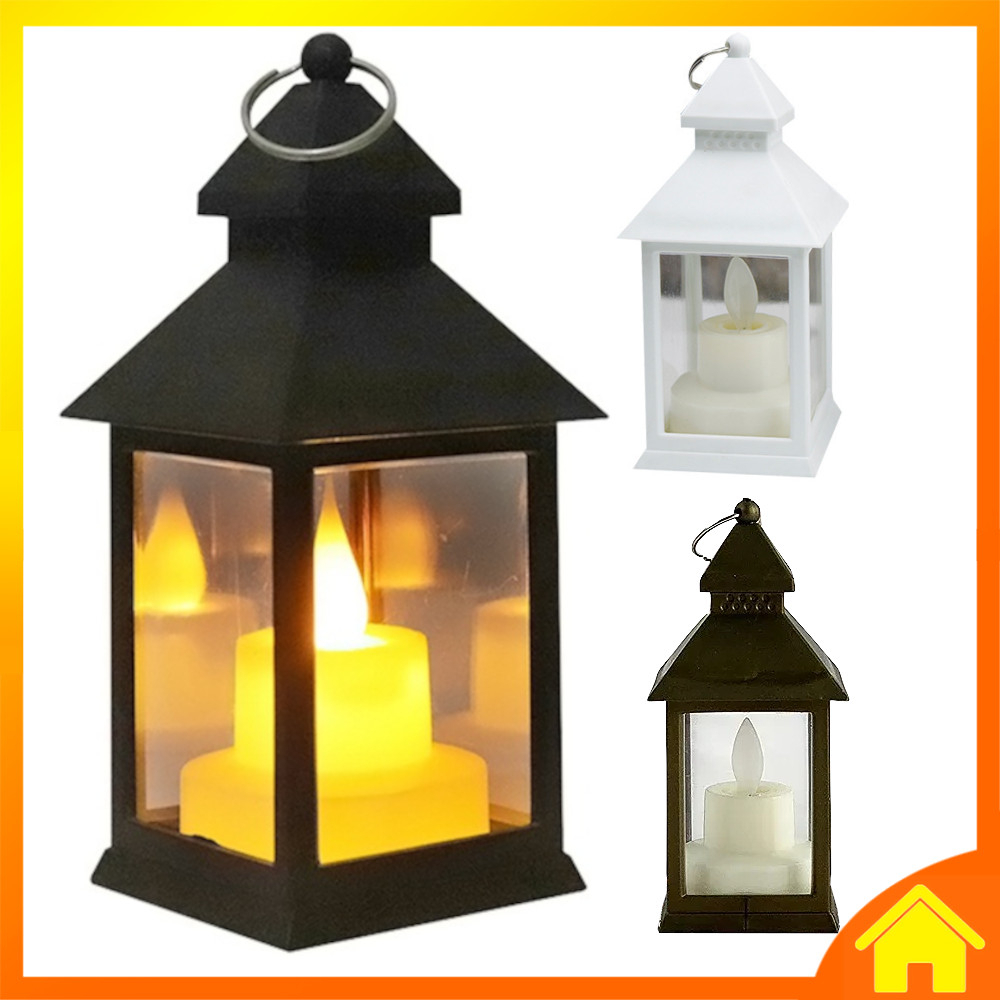 [OneHome] LED Lamp Lantern Light Candle Battery Photo Prop Background Retro Lampu Pelita Lilin ...