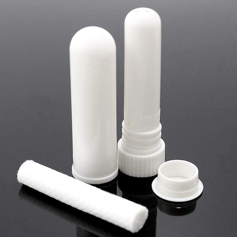 BLANK Nasal Inhaler Sticks White Cotton Wicks for Essential Oils ...