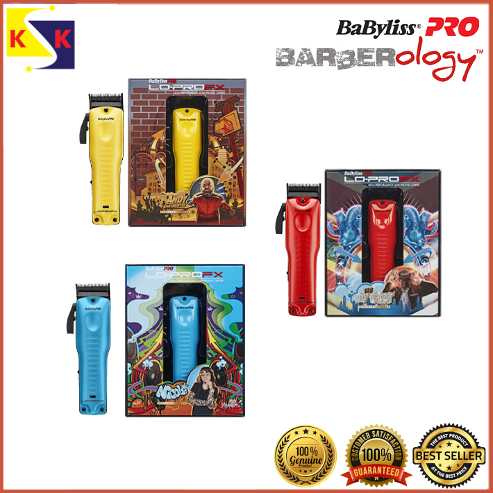 Babyliss Pro Lo-Pro fx Collection Yellow/Red/Blue Lo Pro FX Clippers ...