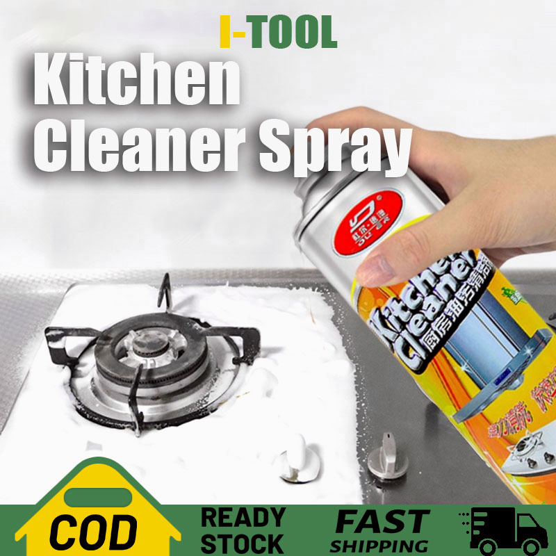 ITOOL Kitchen Cleaner Spray Cleaning Grease Stain Remover Grime Oil ...