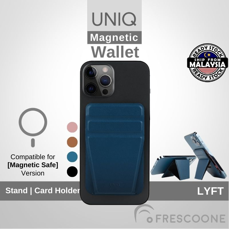 UNIQ LYFT Magnetic Mobile Stand/ Phone Grip/ Card Holder Multi Purpose ...