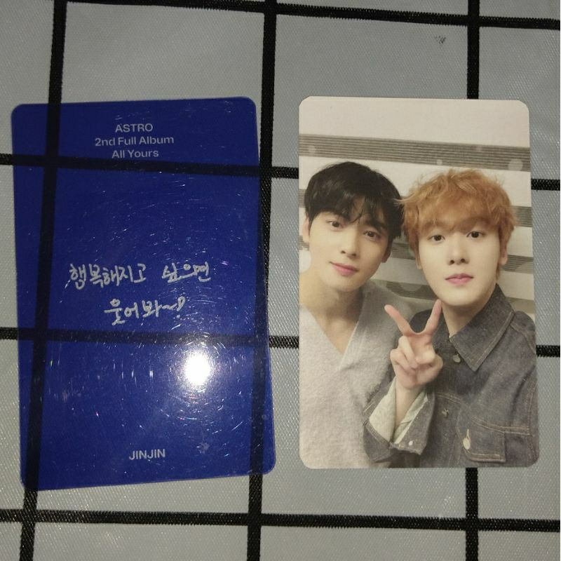 WTS Astro Jinjin Cha eunwoo Sanha Photocard Clearance Sale ‼️ (read description) | Shopee Malaysia