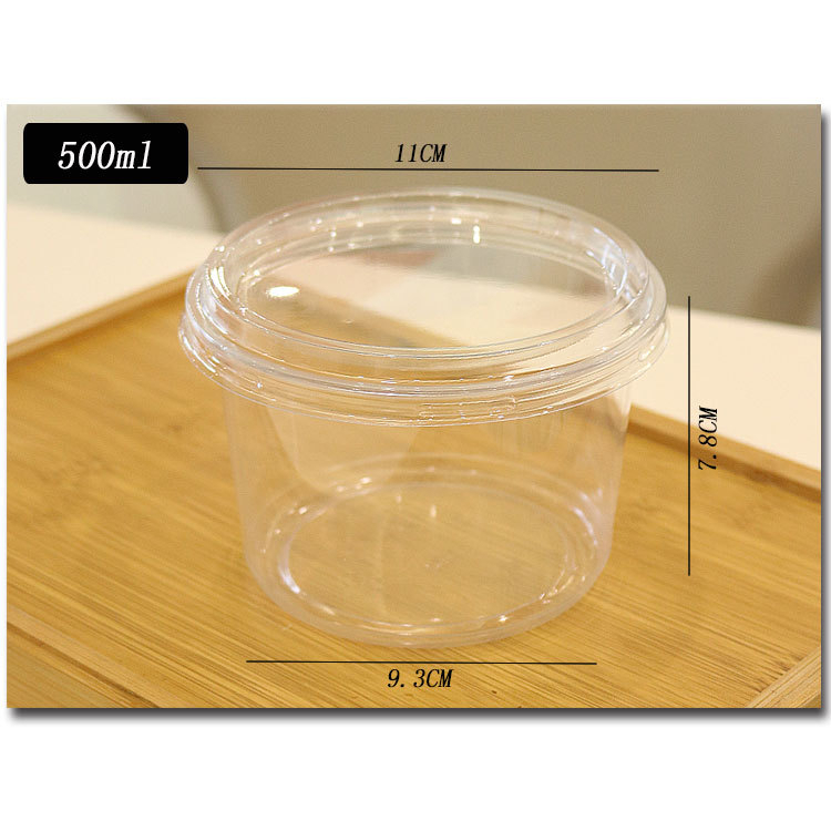 240ML/360ML/500ML Plastic Pudding Cocktails Cendol Yogurt Soup Food ...