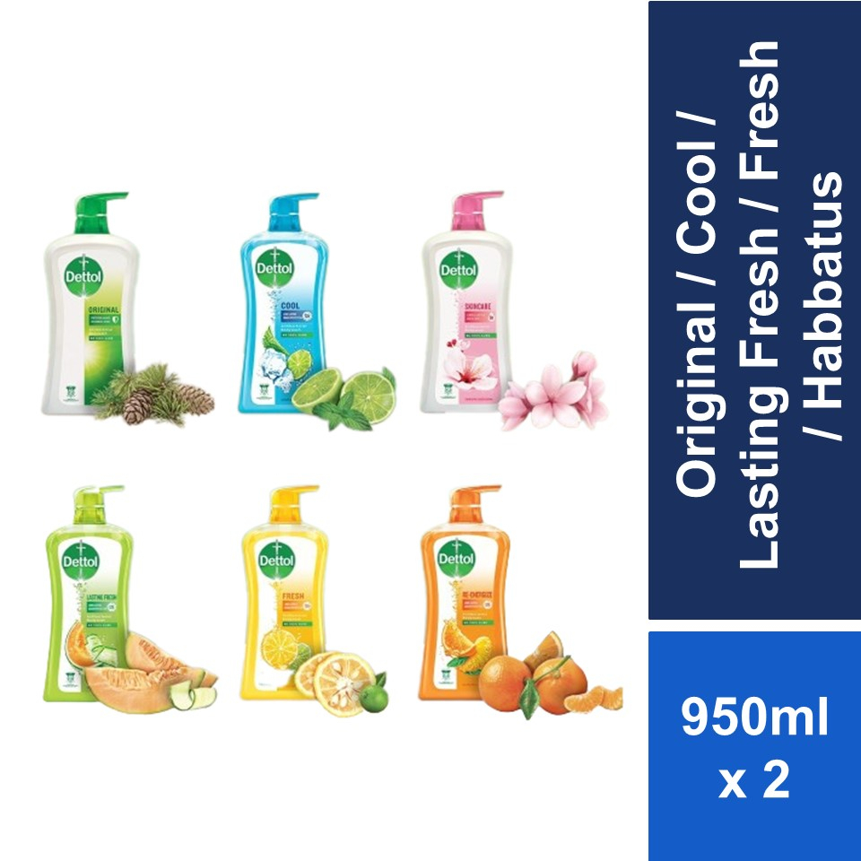 Dettol Shower Gel Original 950g Twinpack Shopee Malaysia