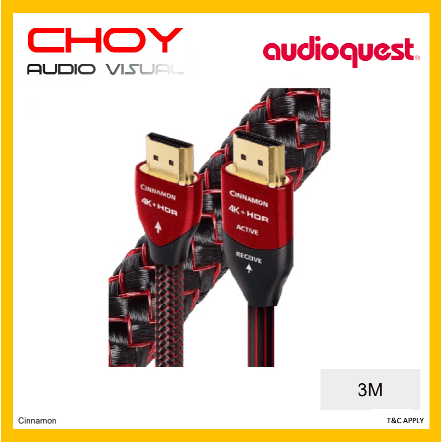 Audioquest Cinnamon 4K HDMI Cable (3 Meter) | Shopee Malaysia