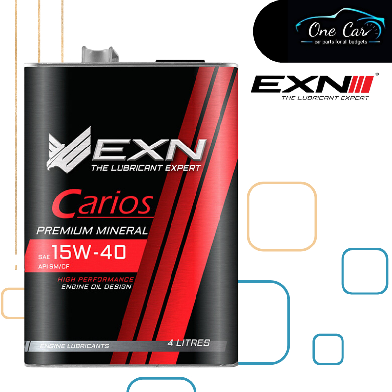 EXN Engine Oil Carios Premium Mineral 15W40 -4L | Shopee Malaysia