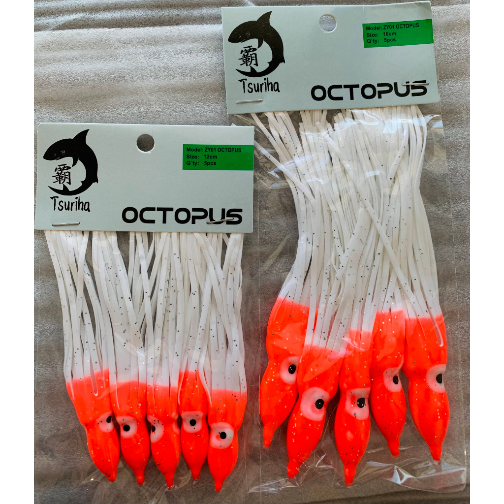 🦈 TSURIHA🦈 SOTONG GETAH SOTONG TIRUAN SOTONG REDHEAD OCTOPUS SOFT ...