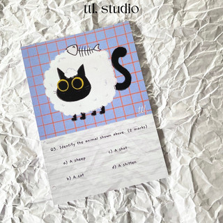 Shat or Shitten Cat Postcard [ttl. studio] | Shopee Malaysia