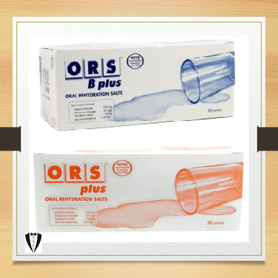 [EXP:02/2025] ORS Oral Rehydration Salt 10 PACKETS (ORIGINAL / ORANGE ...