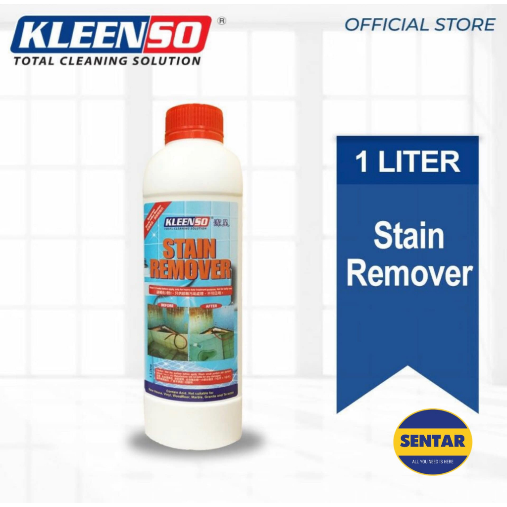 100% ORIGINAL KLEENSO Concentrated Stain Remover Mosaic and Toilet ...