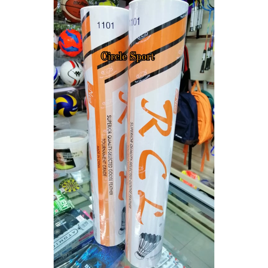RCL 1101 Badminton Shuttlecock (Goose Feather) Original 100% | Shopee ...