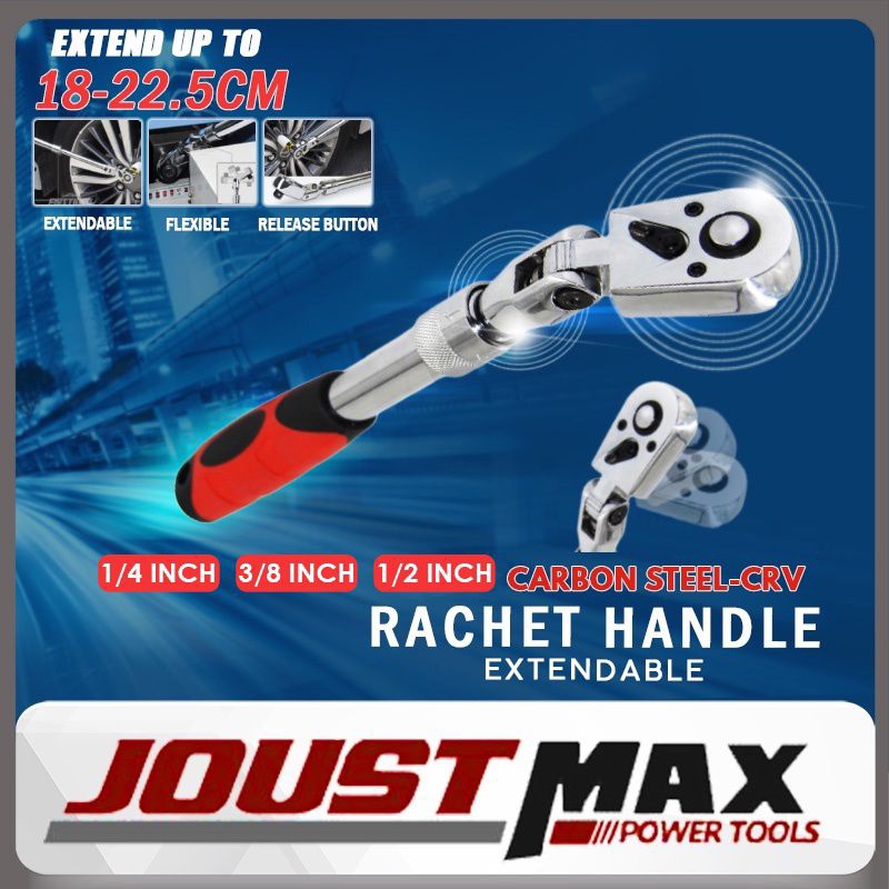 Sepanar Perengkuh 3/8'' Heavy Duty Extendable Flexible head Ratchet ...