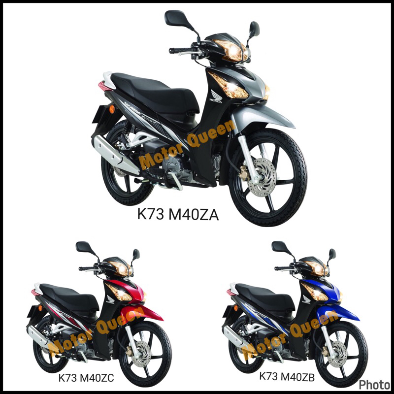 Cover Set Honda Wave 125i V1 Original HONDA ( Black / Red / Blue ...