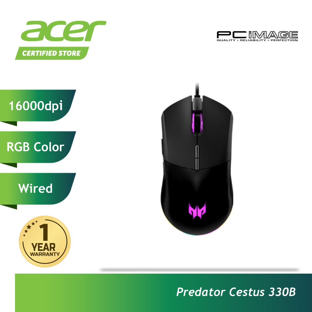 Acer Predatoe Cestus 330 Gaming Mouse | Shopee Malaysia