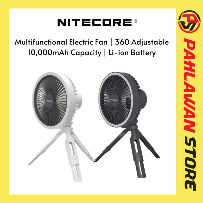 Nitecore Camping Fan NEF10 Multifunctional Electric Fan 360° Adjustable ...