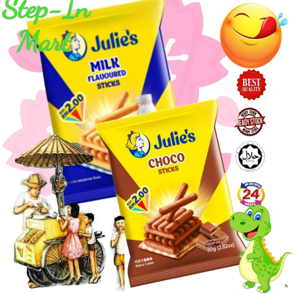 JULIE'S MILK STICKS / CHOCO STICKS 80G | Shopee Malaysia